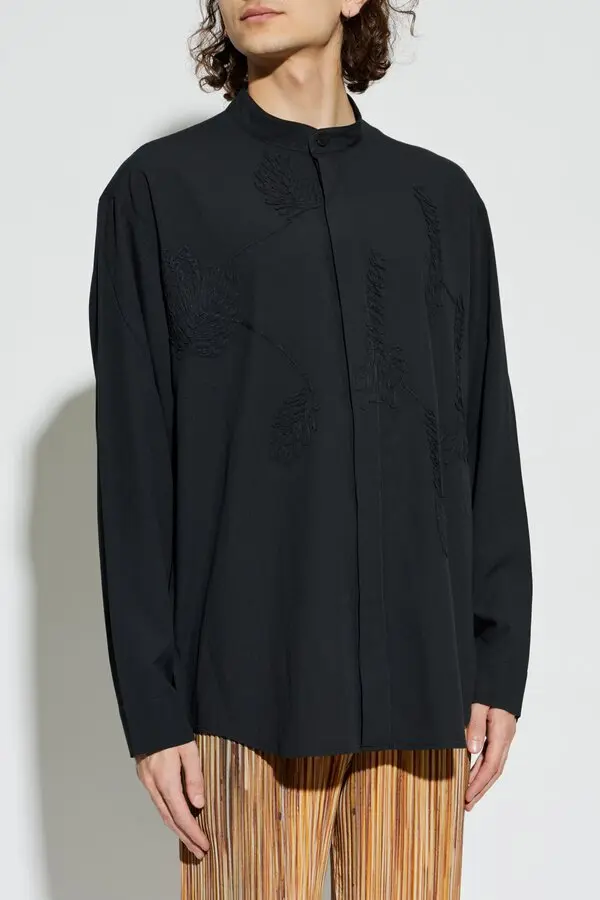 Issey Miyake Shirt With A Decorative Front
