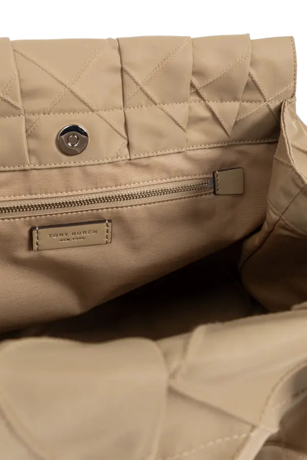 Tory Burch Fleming Shoulder Bag - Beige