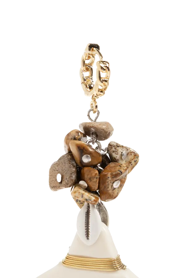 Isabel Marant Étoile Asymmetric Earrings - Cream