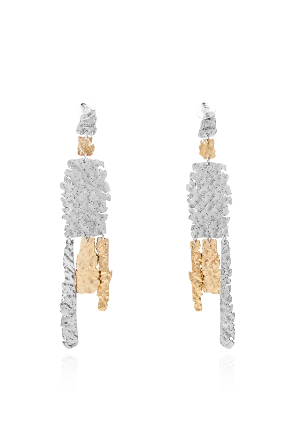 Isabel Marant Étoile Asymmetric Earrings - Silver