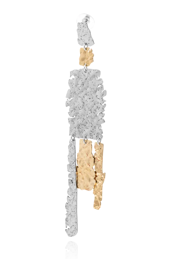 Isabel Marant Étoile Asymmetric Earrings - Silver