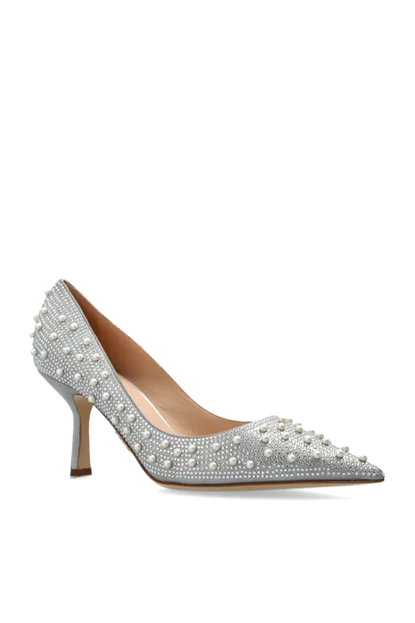 Rodo Pearl And Crystal Embellished Stiletto Heel