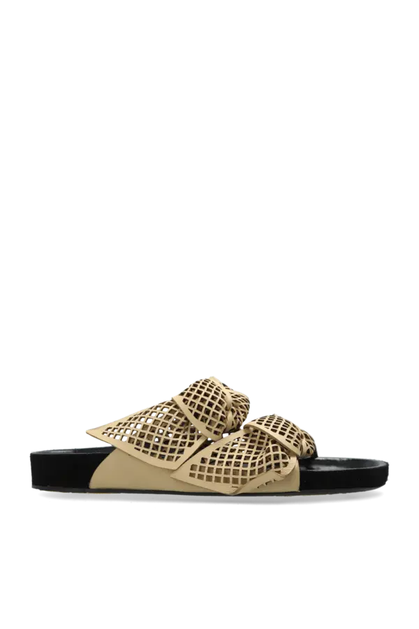 Isabel Marant Lennyo Slides - Beige