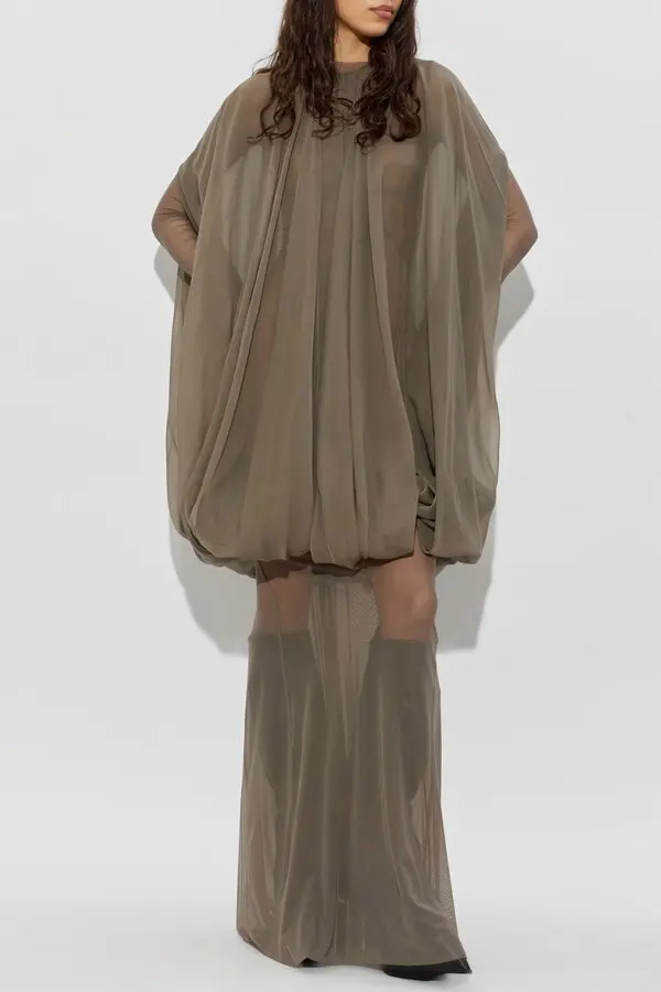 Rick Owens Silk Poncho