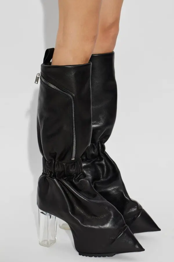 Rick Owens Cargo Taquito Platform Boots
