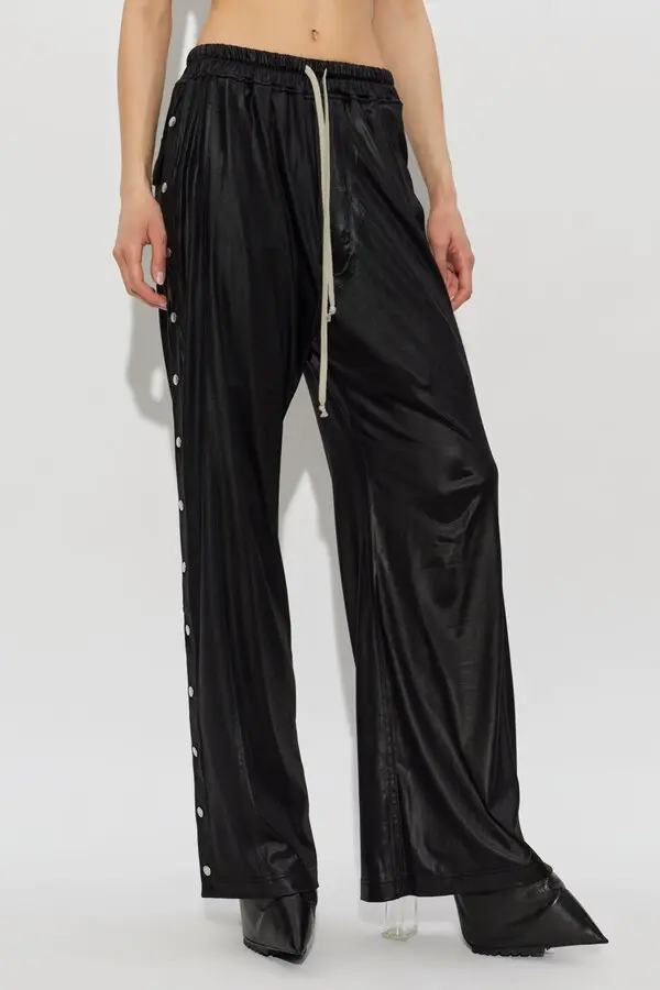 Rick Owens Satin Wide-leg Trousers