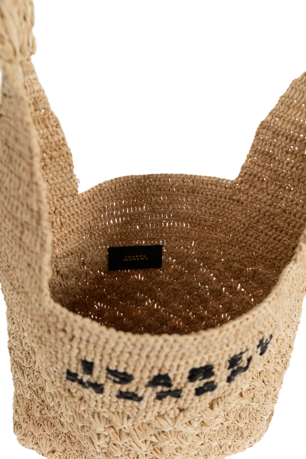 Isabel Marant Étoile Praia Small Raffia Bag - Beige