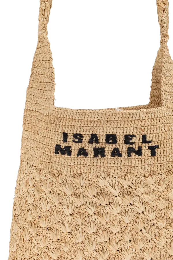 Isabel Marant Étoile Praia Small Raffia Bag - Beige