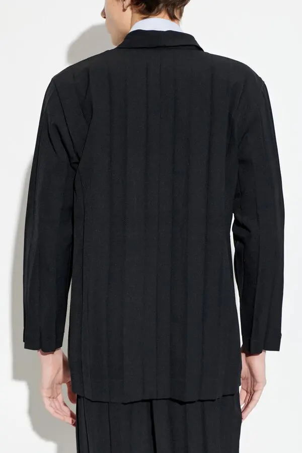 Issey Miyake Pleated Blazer - Black
