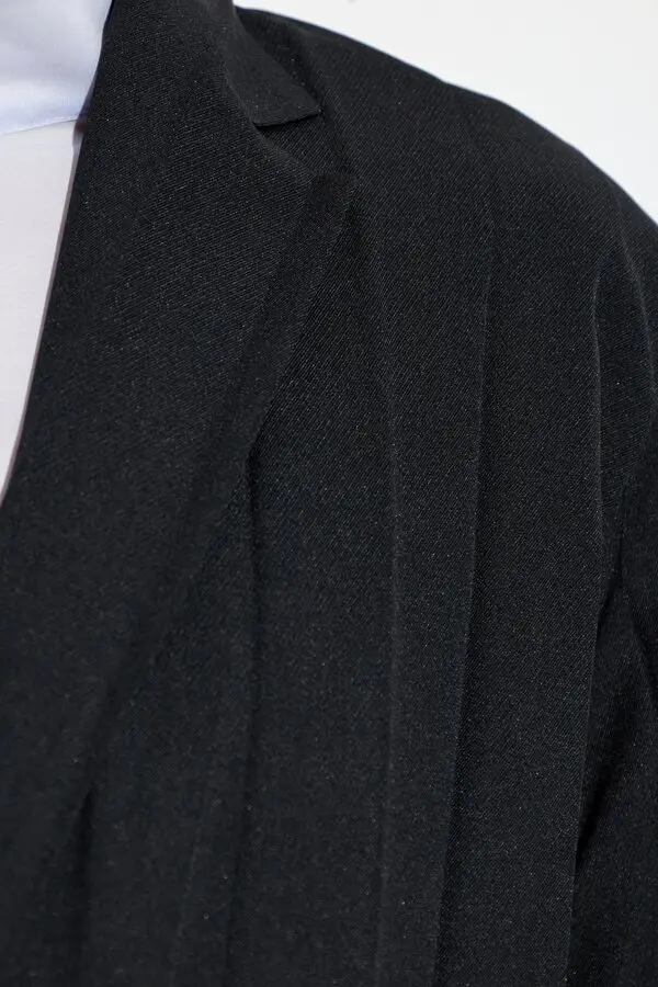 Issey Miyake Pleated Blazer - Black