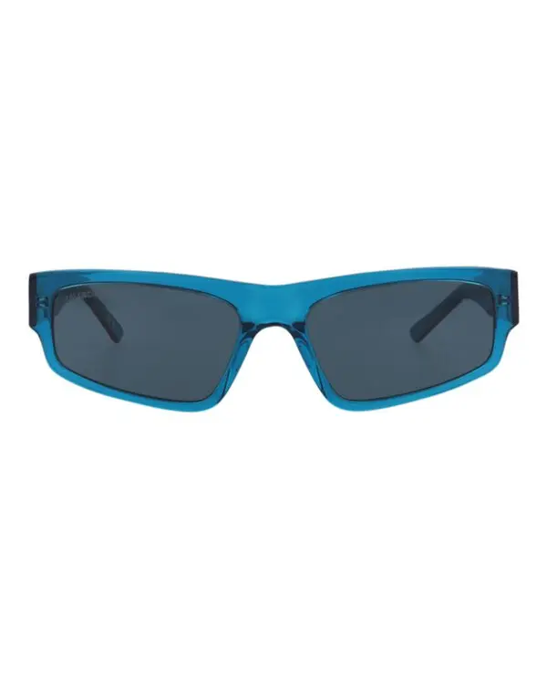 Balenciaga Square Frame Recycled Acetate Sunglasses - Blue Blue Blue (bb0305s/30014522/004)