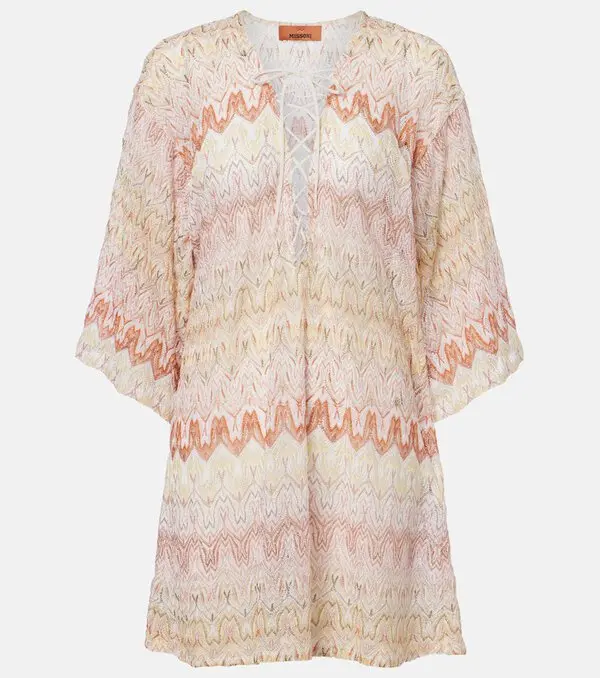 Missoni Zigzag Lame Beach Cover-up - Multicoloured