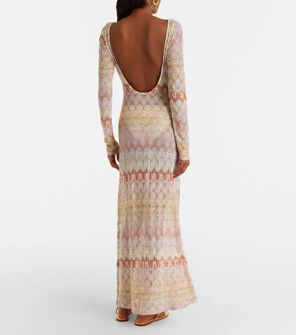 Missoni Lame Maxi Dress - Multicoloured