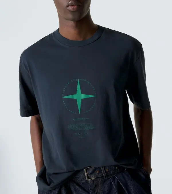 Stone Island Logo Cotton Jersey T-shirt