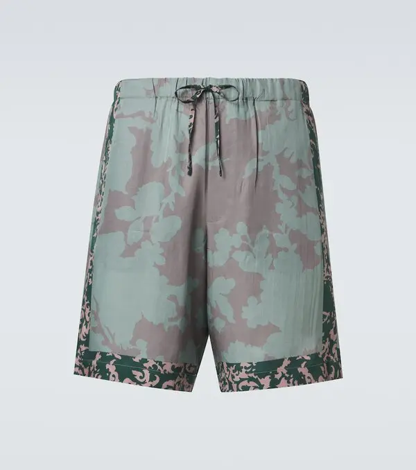 Dries Van Noten Printed Shorts - Multicoloured