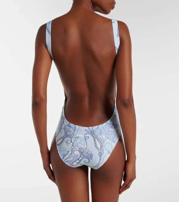 Emilio Pucci Printed One Piece Swimsuit