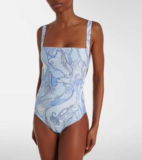 Emilio Pucci Printed One Piece Swimsuit