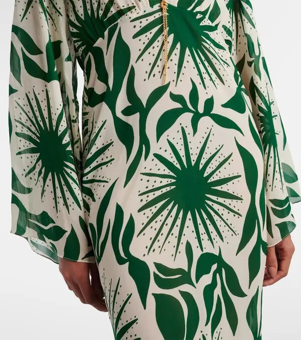 CALA DE LA CRUZ Odele Printed Maxi Dress