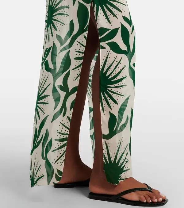 CALA DE LA CRUZ Odele Printed Maxi Dress