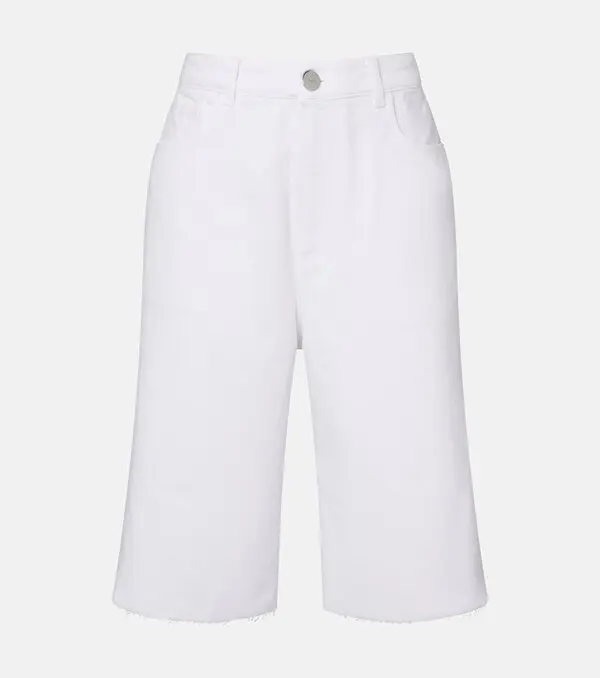 RÓHE Cotton Capri Jeans - White