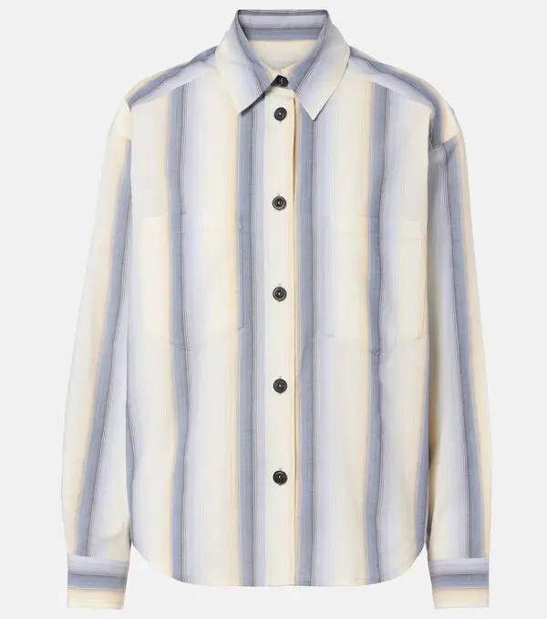 Isabel Marant Étoile Mahvane Striped Cotton Shirt