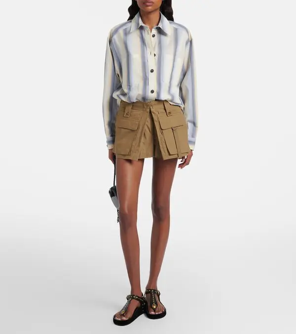Isabel Marant Étoile Mahvane Striped Cotton Shirt
