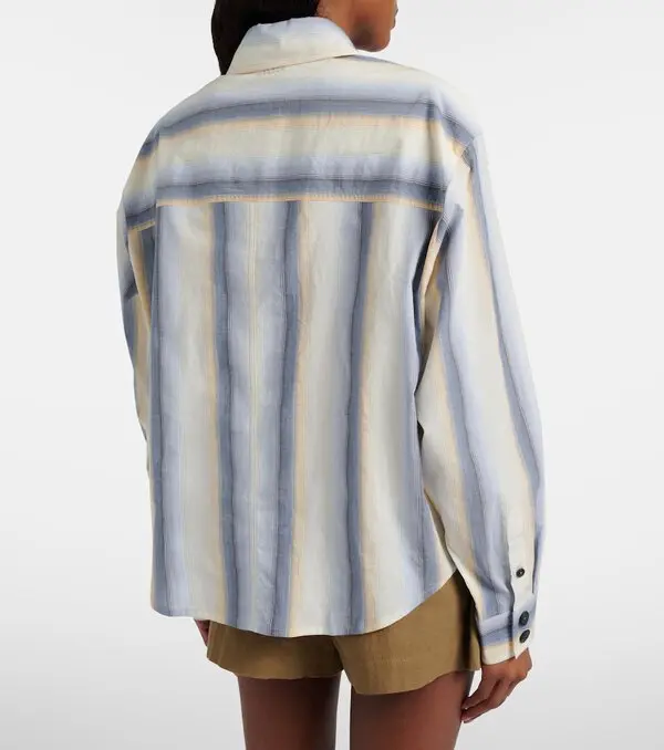 Isabel Marant Étoile Mahvane Striped Cotton Shirt