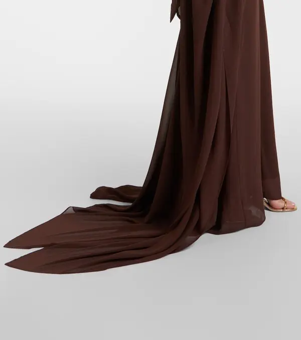 DE LA VALI Nila Chiffon Gown