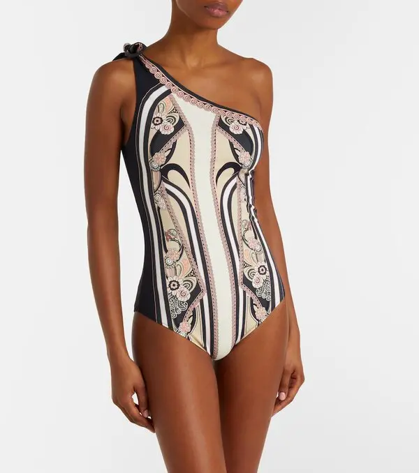 La DoubleJ Goddess One-shoulder Swimsuit