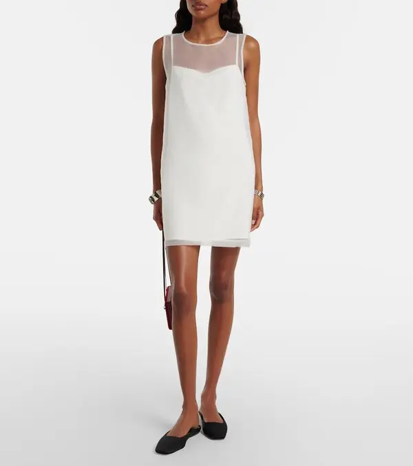 Staud Brea Layered Shift Dress