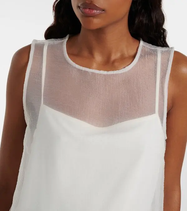 Staud Brea Layered Shift Dress