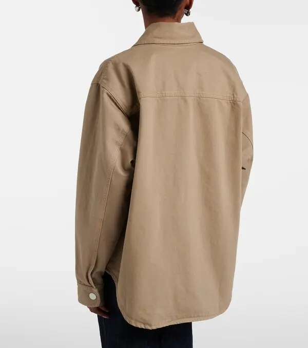 AMI Paris Cotton Overshirt - Beige