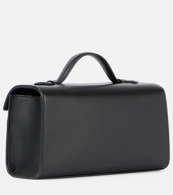 Savette Symmetry Pochette Leather Top-handle Bag - Black