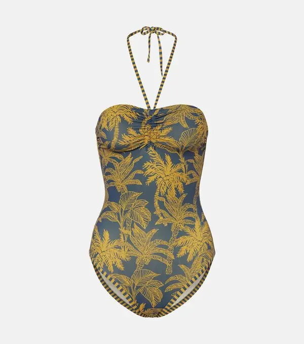 ERES Ailleurs Printed Halterneck Swimsuit - Multicoloured