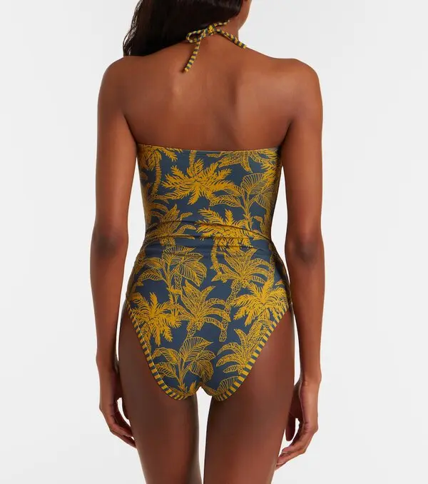 ERES Ailleurs Printed Halterneck Swimsuit - Multicoloured