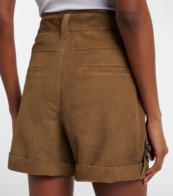 Isabel Marant Étoile Marline Suede Shorts - Brown