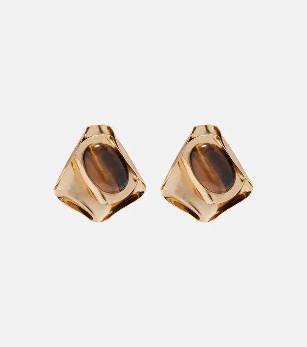 JENNIFER BEHR Kendall Embellished Earrings - Gold