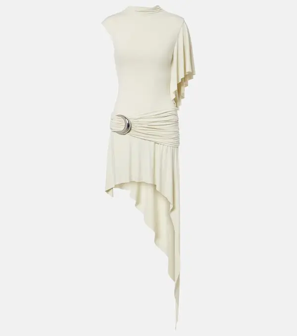 DE LA VALI Titan Jersey Minidress - Green