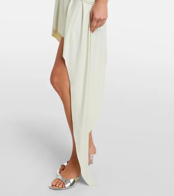 DE LA VALI Titan Jersey Minidress - Green