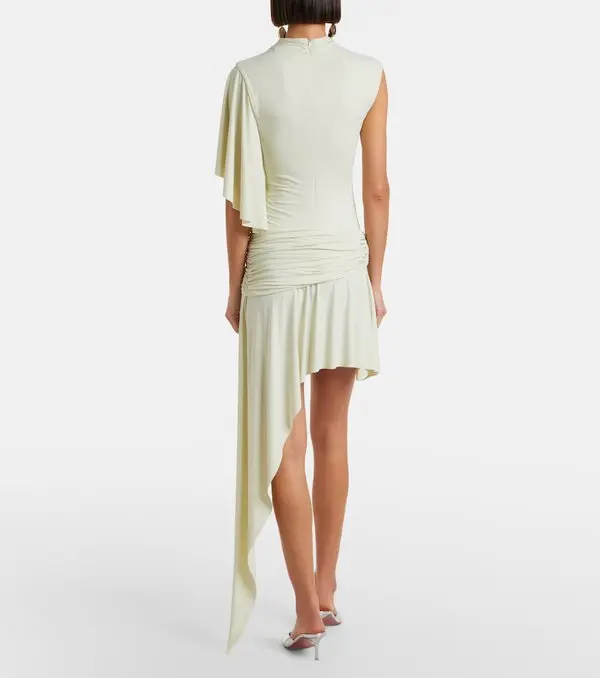 DE LA VALI Titan Jersey Minidress - Green