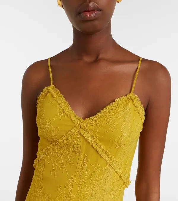 DE LA VALI Kala Lace Maxi Dress