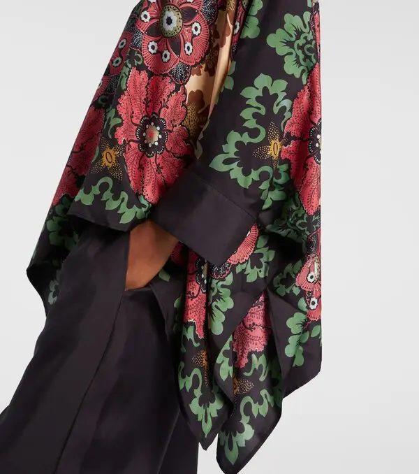 La DoubleJ Printed Silk Twill Foulard Shirt - Multicoloured