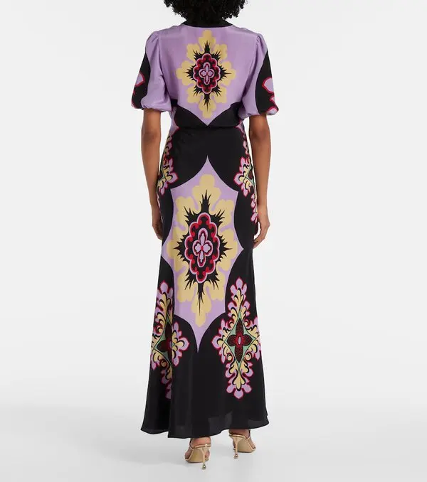 La DoubleJ Marlene Silk Maxi Dress - Multicoloured
