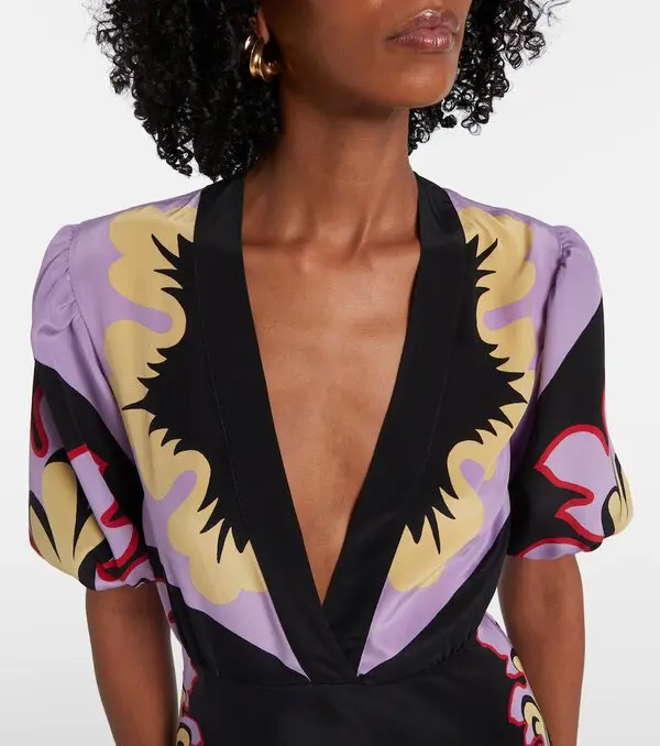 La DoubleJ Marlene Silk Maxi Dress - Multicoloured