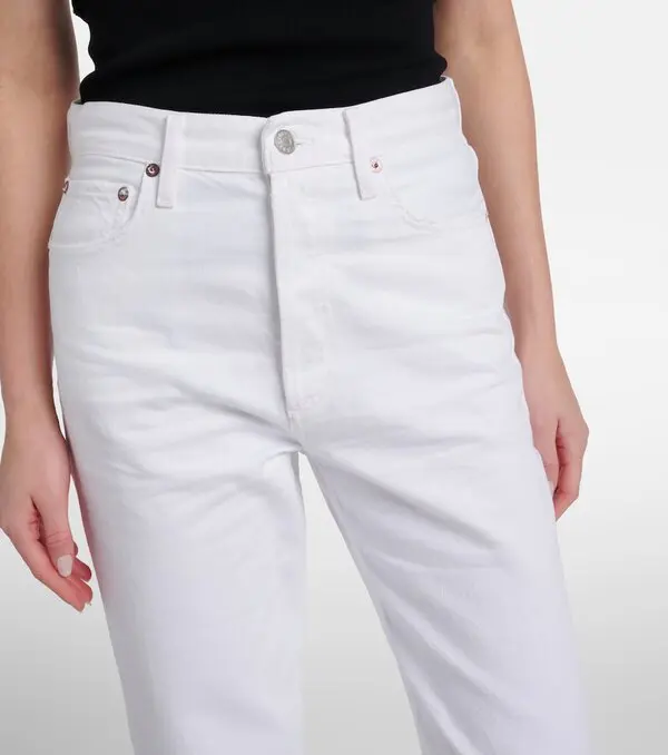 AGOLDE 90s Straight Leg Jeans - White