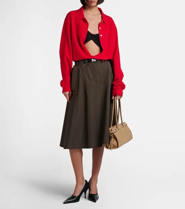 Prada Bonnie Medium Leather Shoulder Bag