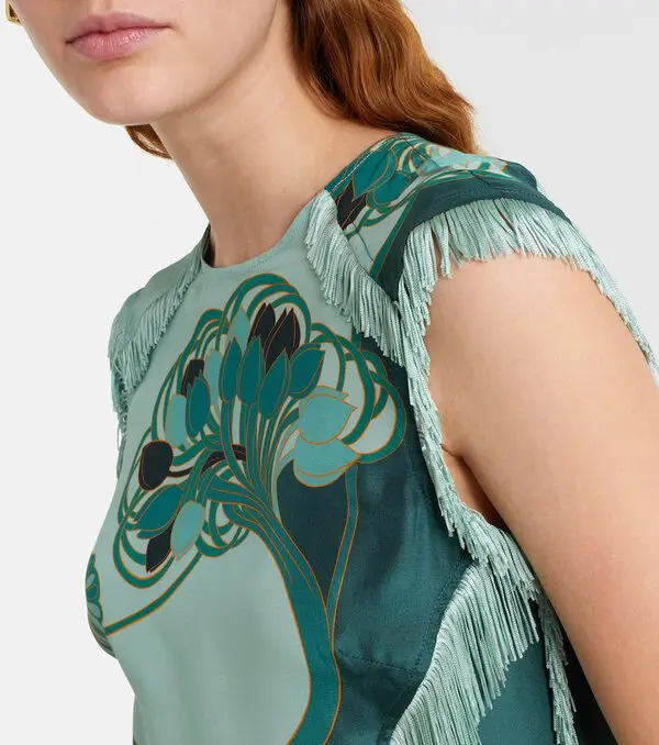 La DoubleJ Scarf Printed Top