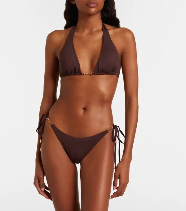 Melissa Odabash Bahamas Bikini Bottoms - Brown
