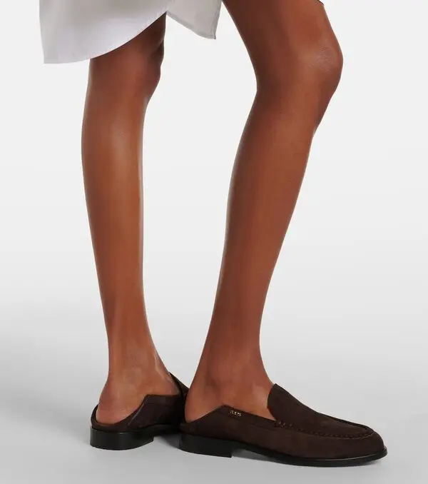 TOD'S Suede Loafers - Brown