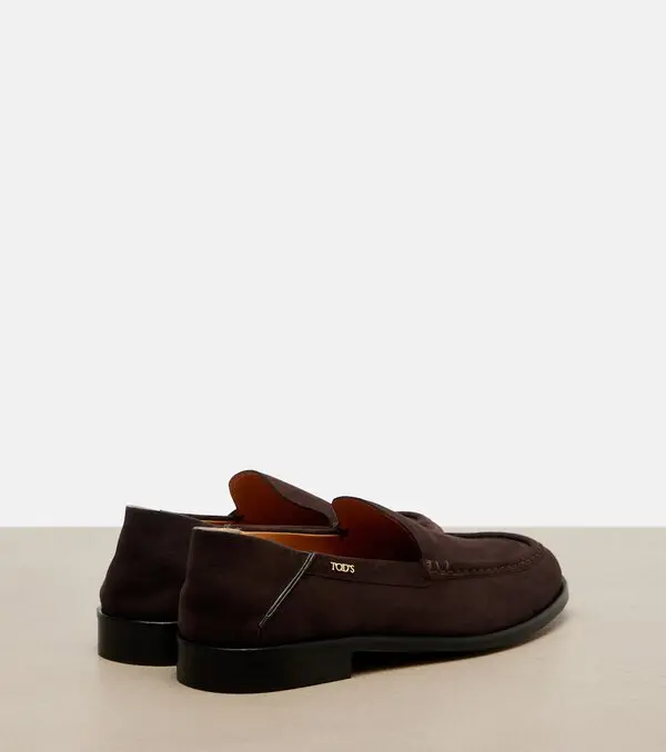 TOD'S Suede Loafers - Brown